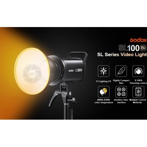 Jual Godox SL100BI /Lampu Godox SL-100BI Color LED Video Light Studio ...