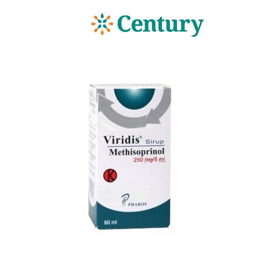 Jual VIRIDIS 250MG/5ML SYRUP 60 ML /METHISOPRINOL/OBAT ANTI VIRUS ...