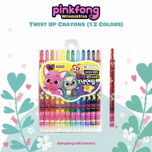 Jual Pinkfong Wonderland Twist Up Crayons (12 Colors) - Kota Tangerang ...
