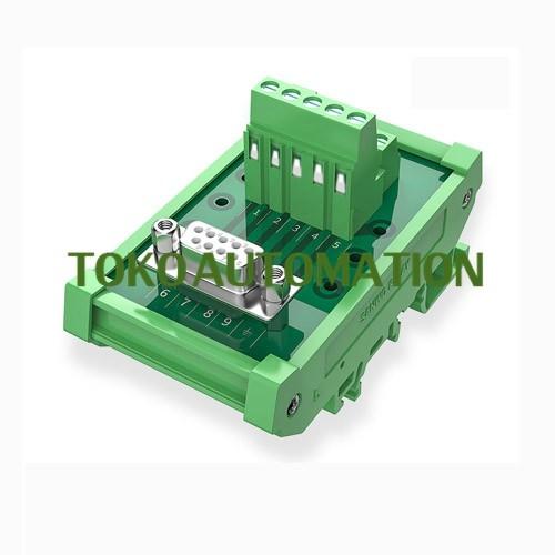 Jual DB9 Female Screw Terminal DIN Rail Wiring Board replace ADAM-3909 PU67 - Jakarta Utara ...