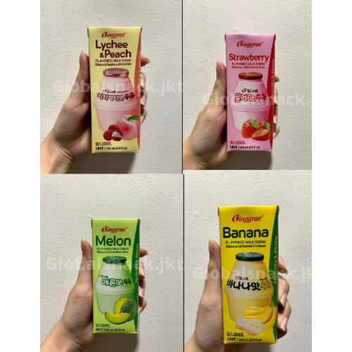 Jual BINGGRAE MILK BANANA / MELON / STRAWBERRY / LYCHEE&PEACH - Susu ...