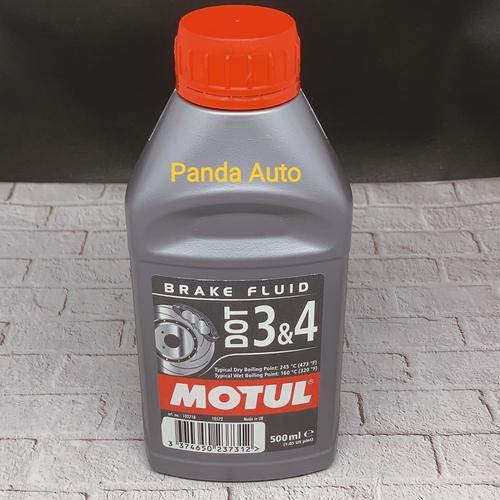 Jual OLI / MINYAK REM MOBIL & MOTOR MOTUL DOT 3 & 4 BTL 500 ML ORIGINAL ...