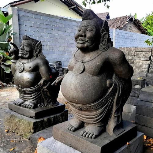 Jual READY 2 BUAH PATUNG SEMAR BATU CANDI 90 CM & 100 CM + DUDUKAN 20 ...