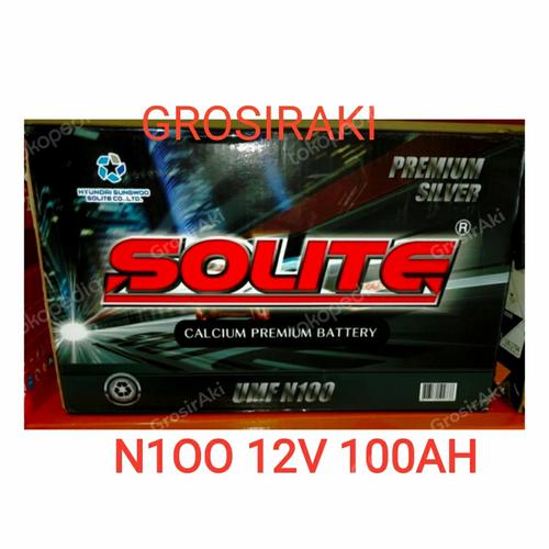 Jual N100 SOLITE MF AKI KERING SILVER CALSIUM AKI TAFT HARDTOP - KARGO ...