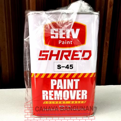 Jual SEIV Paint Remover SHRED 1 Lt Ltr Liter Perontok Cat Kaleng 1Liter ...