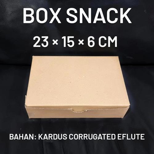 Promo BOX SNACK 23X15X6 / BOX HAMPERS / BOX KUE / BOX ROTI / SNACK BOX ...