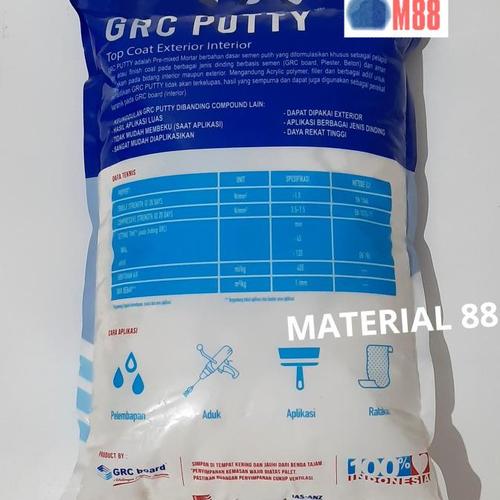 Jual GRC Putty Top Coat 4 kg Exterior Interior - Compound Dempul - Kab ...