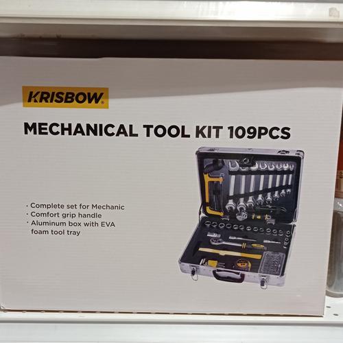 Jual Krisbow Set Tool kit 109pcs dengan Box Aluminium/tool kit set ...