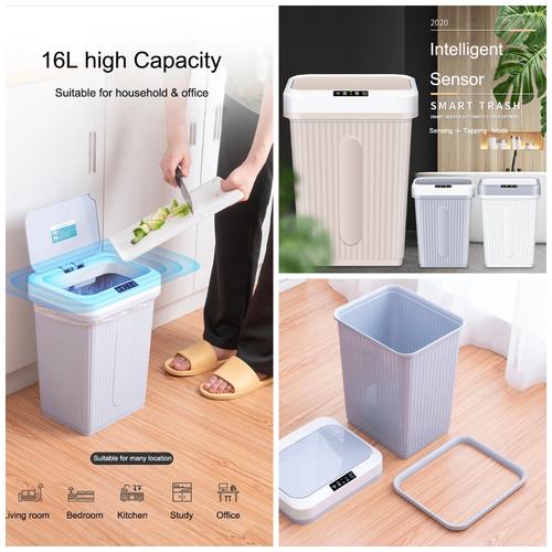 Jual Tempat Sampah Otomatis Sensor Gerak 16 Liter Dengan Pilihan Warna ...