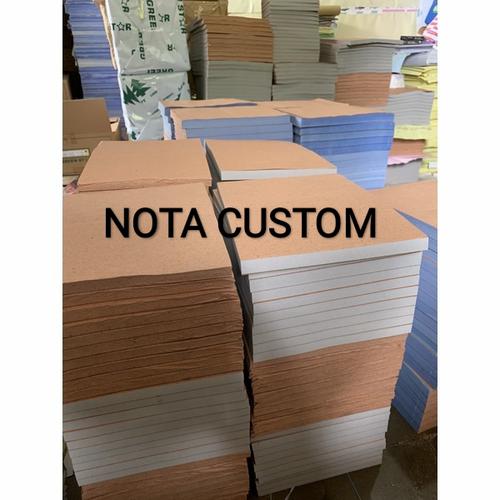 Jual Nota custom cetak nota custom free desain nota bon 1/4FOLIO - 2 ...