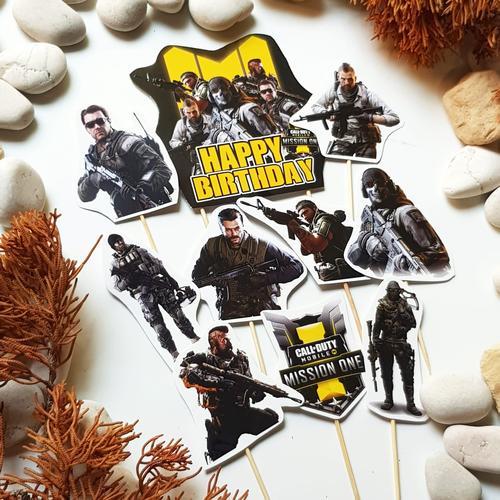 Jual Call of Duty Birthday Cake Topper 1 set - Kota Surabaya - Sizzles ...