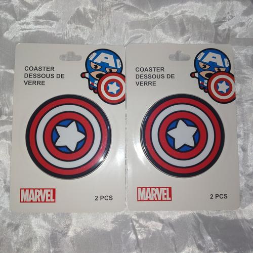 Jual Miniso × Marvel Coaster / Tatakan Gelas Captain America - Captain ...