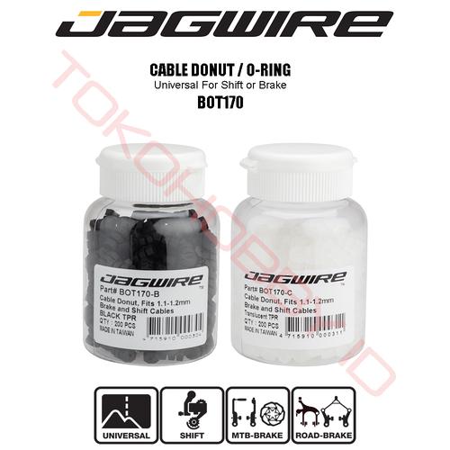Jual Jagwire BOT170 Cable Donut O Ring Pelindung Frame Kabel Sepeda Protect - Hitam - Kota ...