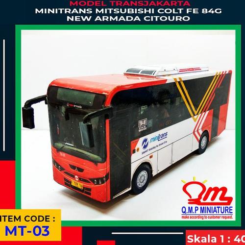 Jual Miniatur Bus Metrotrans / Transjakarta / Busway - MINITRANS, NON ...