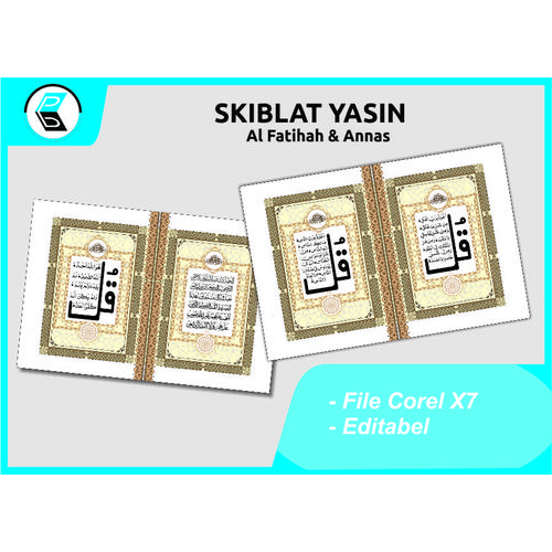 Jual File Skiblat Yasin | CDR Corel x7| Editabel | Alfatihah & Alikhlas ...
