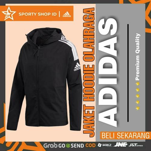 Jual Jaket Olahraga Pria Track Sport Joging Lari Gym Import Hitam ...