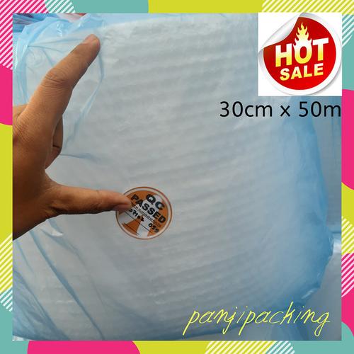 Jual Bubble wrap 30cm x 50m Bening putih bubblewrap Bandung roll buble ...