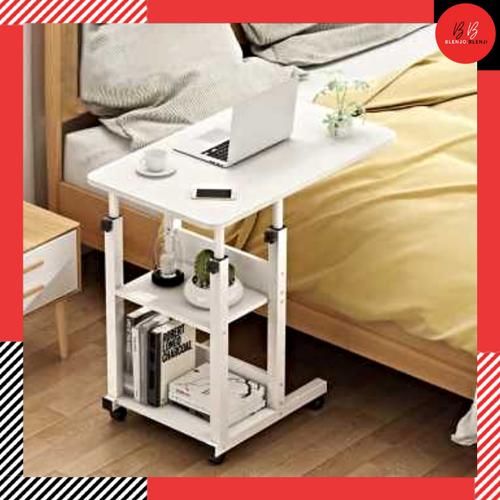 Jual Meja laptop kerja belajar meja dorong serbaguna 2 rak portable ...