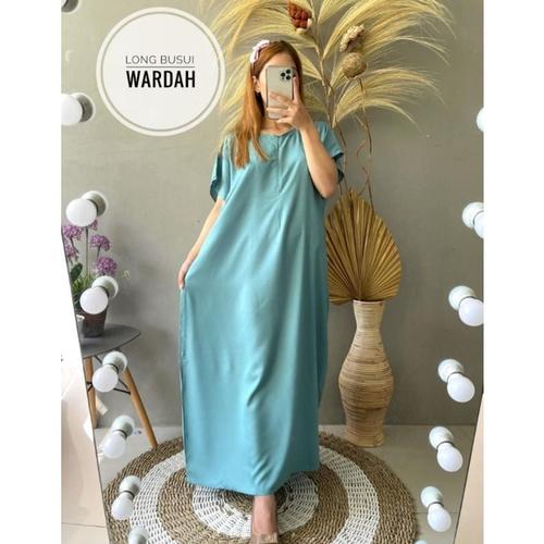 Promo Daster Polos Busui rayon premium - Hitam - Daster Panjang Semata ...