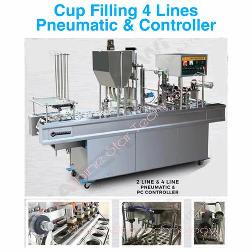 Jual Mesin AMDK Cup Filling Otomatis 4 Line Cup Filling And Sealing 4 ...