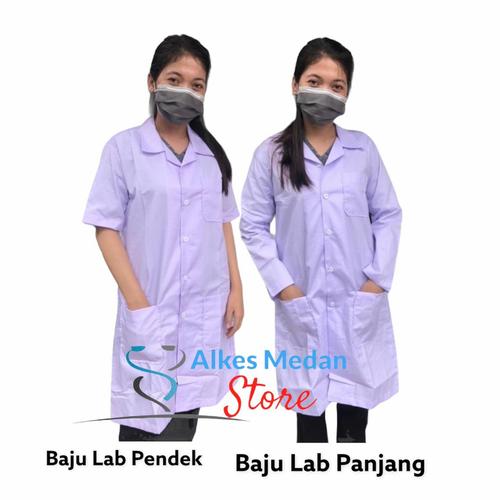 Jual Baju Laboratorium / Jas laboratorium lengan pendek dan lengan ...
