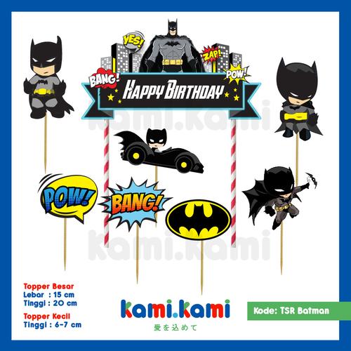 Jual Cake Topper Set Batman - Kab. Tangerang - Kami.kami Art | Tokopedia