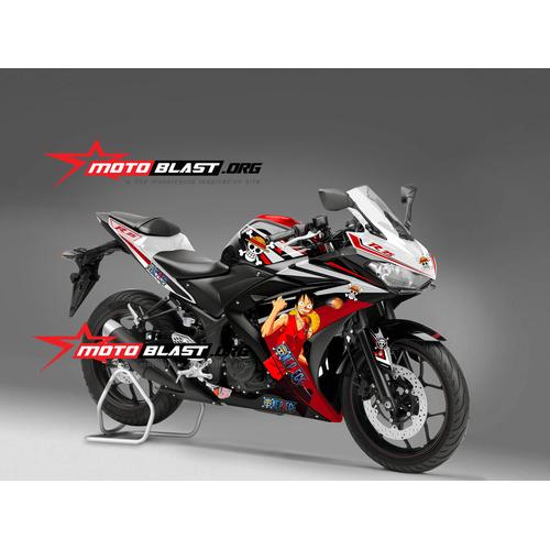 Jual Decal Sticker Motor Motoblast - Yamaha R25 Livery Black OnePiece ...