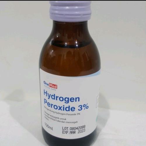 Jual Onemed H2O2 Hydrogen Peroxide 3% 100ml Antiseptic 3 % Mencuci Luka ...