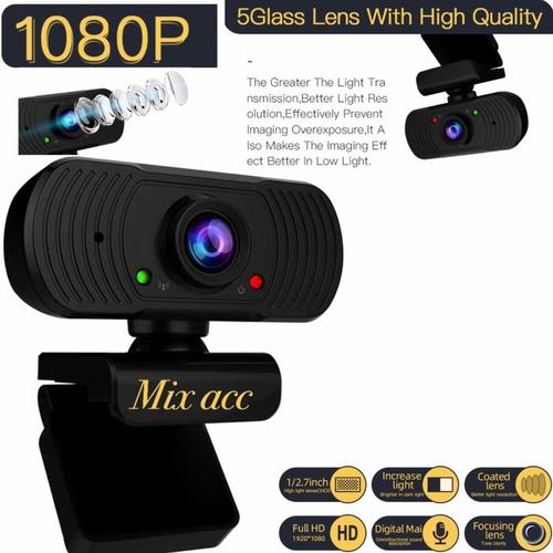 Jual Webcam HD 1080p Autofocus Camera PC Desktop Portable Laptop Build ...