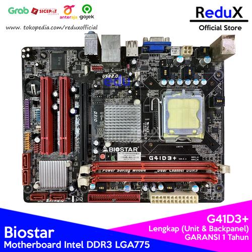 Jual Motherboard Intel Biostar G41D3+ DDR3 LGA775 PC Komputer Gaming ...