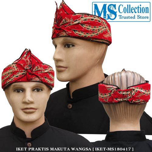 Jual totopong iket praktis bendo sunda - Merah, All Size - Kab. Bogor ...