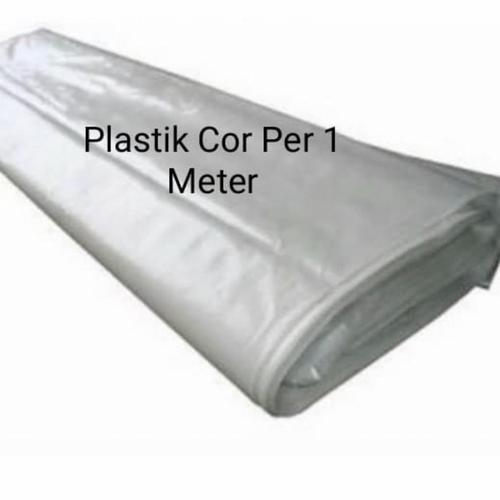 Jual Plastik cor per meter 2 lapis plastik bening dak beton per 1 meter ...