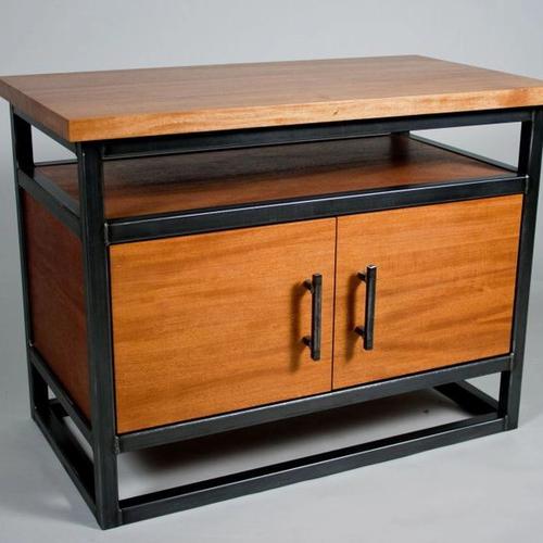 Jual buffet industrial jati/ buffet kombinasi besi dan kayu jati - Kab ...