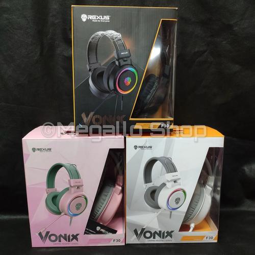 Jual Rexus F30 Vonix PINK Headset Gaming Garansi Resmi - Merah Muda ...