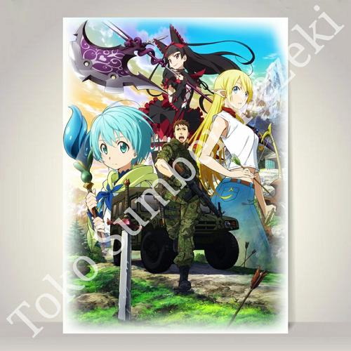 Jual Poster Figure Art Gate Jieitai Kanochi Nite Thus The JSDF Paper ...
