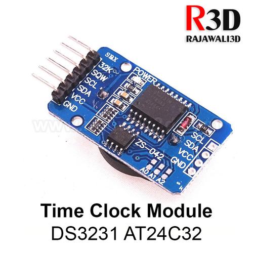 Jual Real Time Clock Module RTC DS3231 AT24C32 I2C Precision - Kab ...