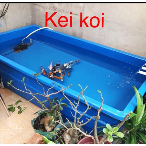 Jual BAK / KOLAM FIBER PERSEGI P:200 L:100 T:50 FREE ONGKIR JADETABEK ...