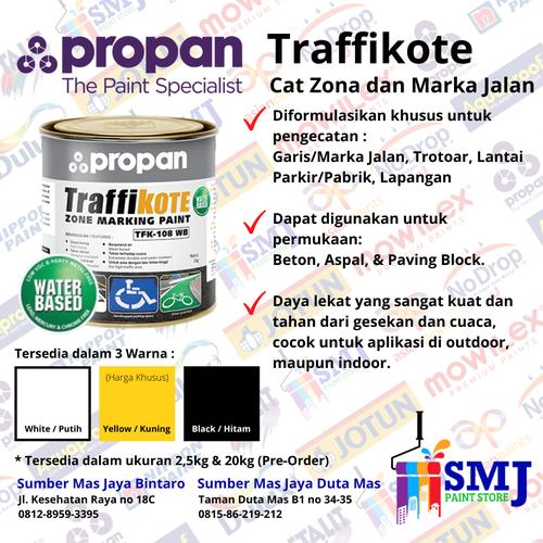 Jual Cat Marka Garis Jalan / Parkir PROPAN TRAFFIKOTE Kuning Yellow 2 ...