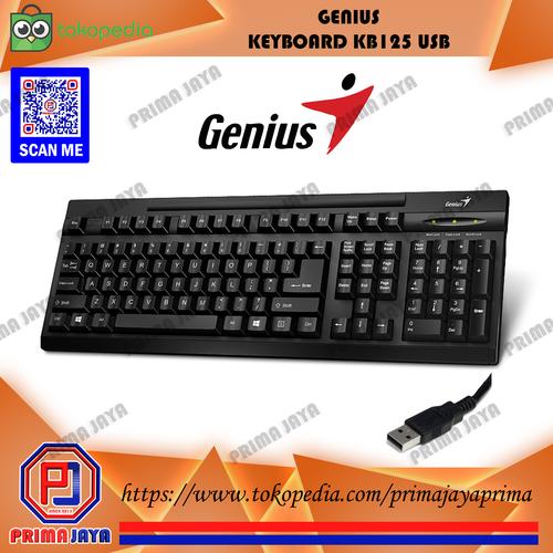 Jual GENIUS Keyboard KB125 USB - Kota Manado - PrimaJaya Toko | Tokopedia
