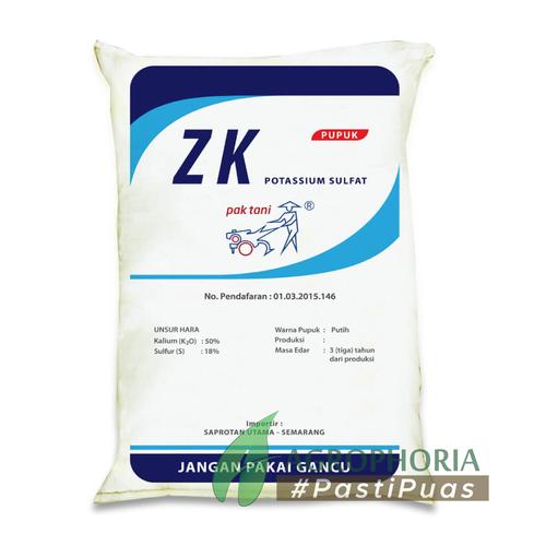 Jual Pupuk ZK Potassium Sulfat 1 Kg Kemasan Repack - Pak Tani - ZK ...