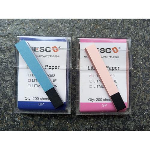 Jual Kertas Lakmus/Litmus Paper/Nesco Lakmus Paper 1 Box isi 200 Lembar ...