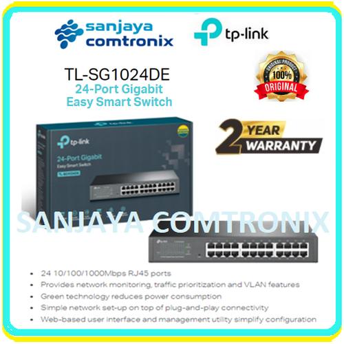 Jual TPLINK TL-SG1024DE Switch 24 Port Gigabit Easy Smart Managed ...