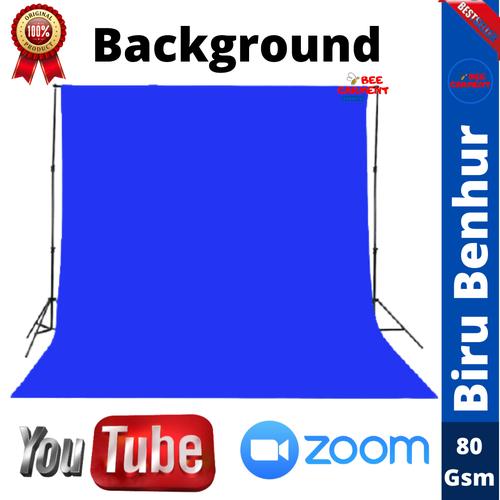 Jual Green Screen Biru Benhur 80gsm kain spunbond background back drop ...