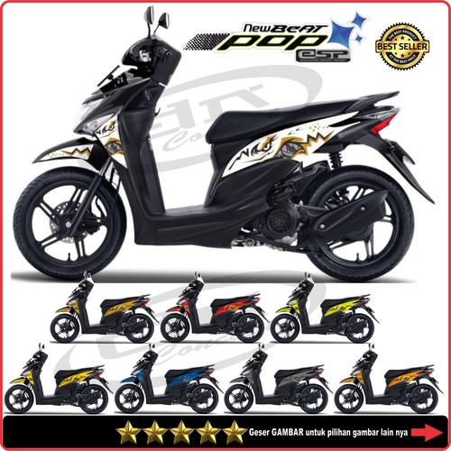 Jual Striping BEAT POP Variasi Hiu Semi Decal Motip Stiker Motor ...
