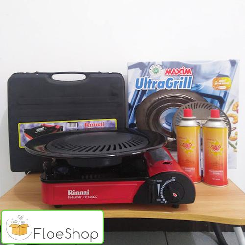 Jual Paket Barbeque BBQ Kompor Rinnai + Maxim Ultra Grill + 2 Tabung ...