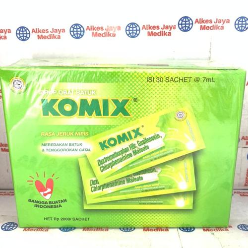 Jual Komix Rasa Jeruk Nipis Box Isi 30 Sachet @7ml - Obat Batuk - Kota ...