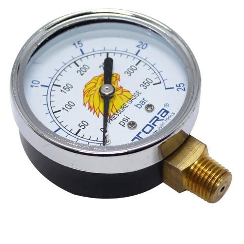 Jual ALAT UKUR TEKANAN ANGIN/MANOMETER/PRESSURE GAUGE 25 BAR/Pengukur ...