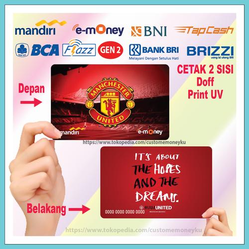 Jual KARTU EMONEY MANDIRI BCA GEN 2 BNI BRI KLUB BOLA MANCHESTER UNITED ...