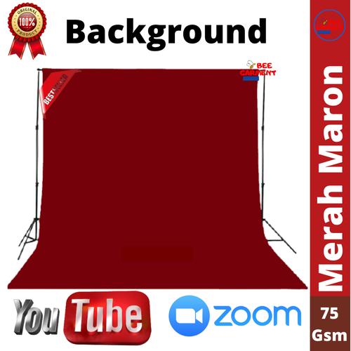Jual Kain background Merah Maron 75gsm Green Screen kain spunbond back ...