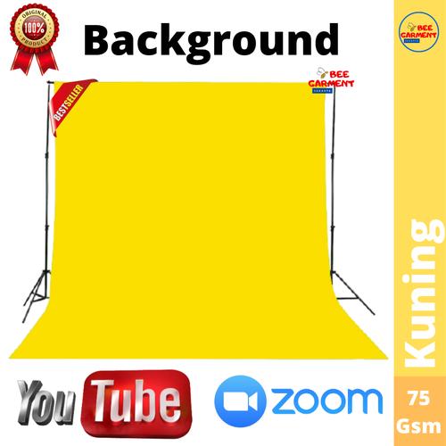 Jual Kain background Kuning 75gsm Green Screen kain spunbond backdrop ...